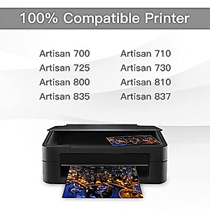 BeOne Remanufactured Ink Cartridge Replacement for Epson T098 98 T98 to use with Artisan 700 710 725 730 800 810 835 837 Printer (1 Black)