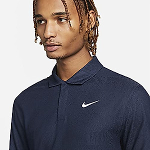Nike Dri-FIT ADV Tiger Woods Men's Golf Polo (as1, Alpha, m, Regular, Regular, Thunder Blue/Obsidian/White)