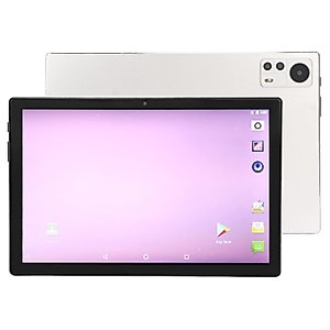 Yunseity IPS HD 10.1 Inch Tablet, 8G RAM 256GB ROM Tablet PC for Adults Kids, 2.4 5G WiFi, 8MP 20MP Cameras, 8 Core CPU, GPS Navigation, 6000Mah Battery, Dual SIMs