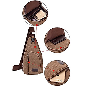 LemonGirl Sling Chest Bag Unisex Shoulder Crossbody Backpack Travel Hiking Camping