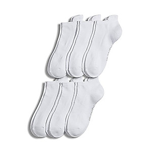 Jockey Women's Socks Essentials Low Cut Tab Socks, White, 6-10