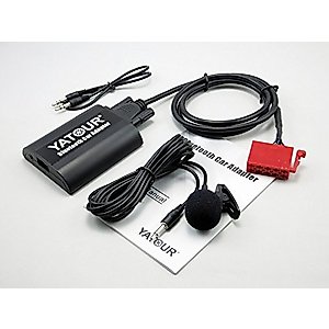MB Car Bluetoot-h Adapter, Digital Car Stereo Aux Interface with Charging 3.5mm Music Input Port for All Model 1994-1998, B C CL CLS E S SL SLK SLS Class W203 W209 W202(BTA-MB)