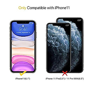 Miracase Liquid Silicone Cases Compatible with iPhone 11 6.1 inch(2019) and Airpods Pro(Black)