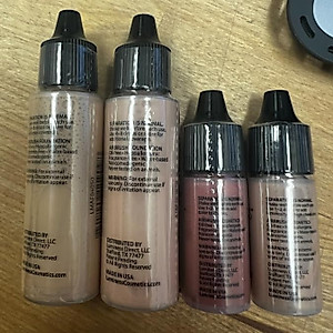 Luminess Air Silk 4-in-1 Airbrush Foundation Basic Makeup Starter Kit, Fair, 0.25 Oz, 6 Count