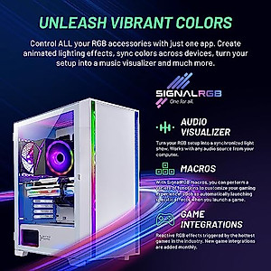 Skytech Gaming Shiva Gaming PC Desktop – Intel Core i5 12400F 2.5 GHz, NVIDIA RTX 4060, 1TB NVME SSD, 16GB DDR4 RAM 3200, 650W Gold PSU, 11AC Wi-Fi, Windows 11 Home 64-bit,White