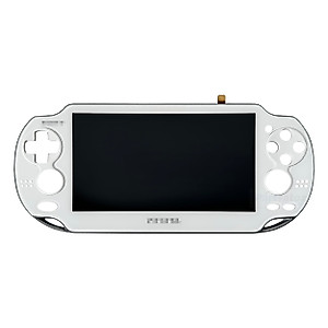 Rinbers® White LCD Screen Display with Touch Panel Digitizer Assembly Replacement for Playstation PS Vita PSV 1000 1001 PCH-1001 PCH-1101