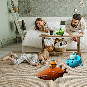 Crasoldiers GUP Toy, 3Pcs GUP Racers Vehicle Rescue Ship Pull Back,Gup-A|Gup-B|Gup-E, Gup Speeder Includes 3 Vehicle and 3 Figure for Boys Girls Christmas Birthday Gifts (with Gift Box)