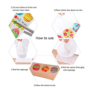 PHOGARY 200 Pieces 20 Sheets Animals Theme Temporary Tattoos Zoo Patterned Body Art Waterproof Tattoos for Kids