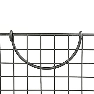 Spectrum Stowaway Wire Large Basket (Industrial Gray) - Storage Bin & Décor for Bathroom, Closet, Pantry, Under Sink, Toy, Shelf, Kitchen, & Nursery Organization