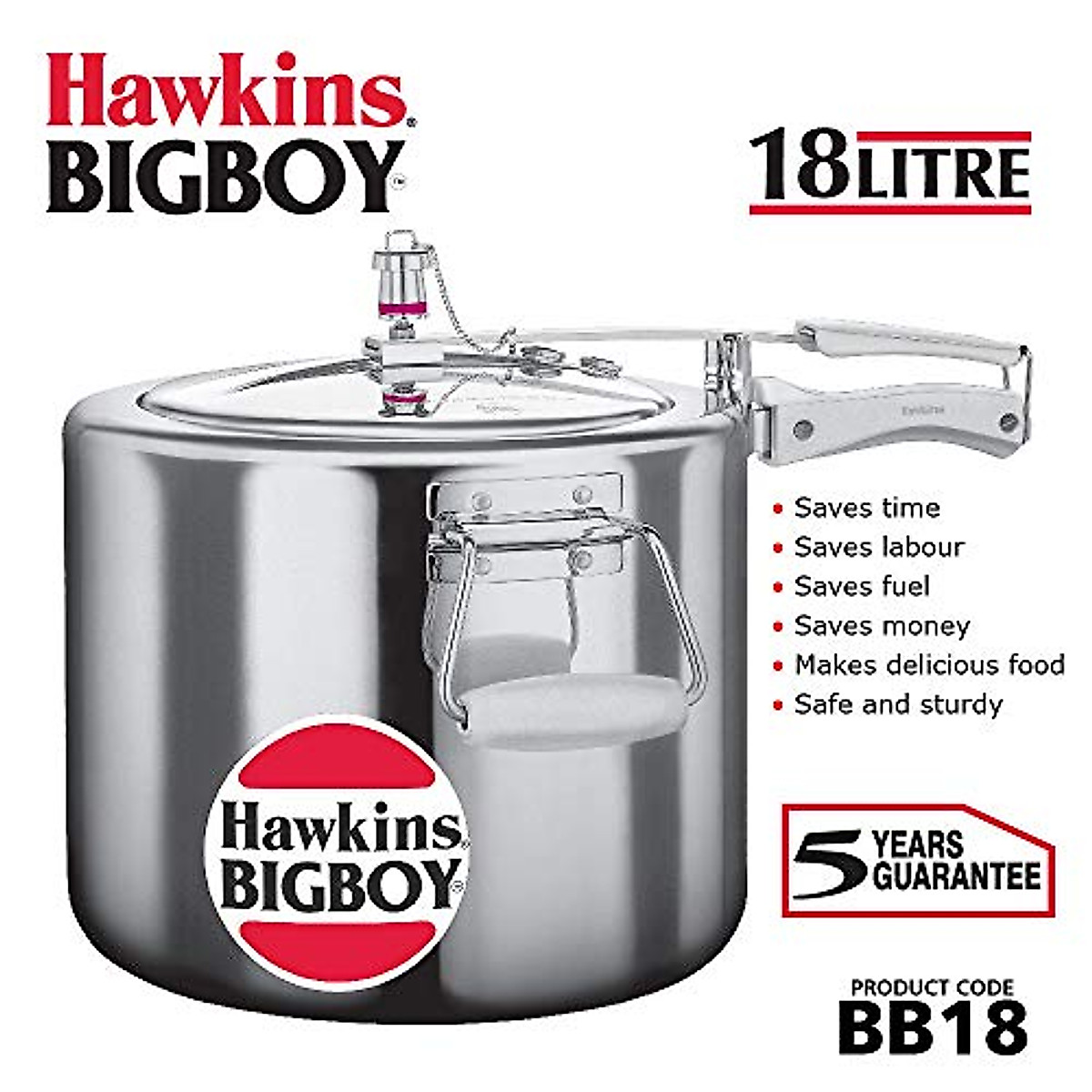 Hawkings Bigboy Aluminium Pressure Cooker
