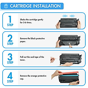 TRUE IMAGE Compatible Toner Cartridge Replacement for Canon 057 057H CRG-057 Work with ImageCLASS MF445dw MF448dw LBP226dw LBP227dw LBP228dw MF449dw MF445 Laser Printer Ink (Black, 2-Pack)