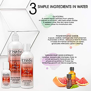 Probe Thick Rich Personal Lubricant - Natural Citrus Preservative (8.5 oz / 250 mL)