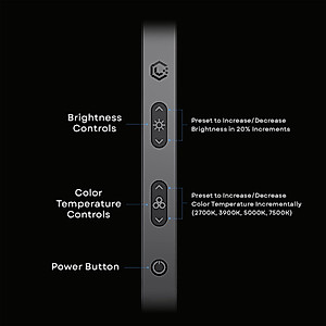 Lume Cube Edge LED Desk Light | Remote Work Swing Arm Desk Lamp with Clamp | Video Conferencing lighting, Zoom Webcam, Task Light, Drafting Light, Table Lamp | Adjustable Brightness, Color Temperature