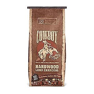 Cowboy 13518 Southern Style Hardwood Lump Charcoal, 18 lb