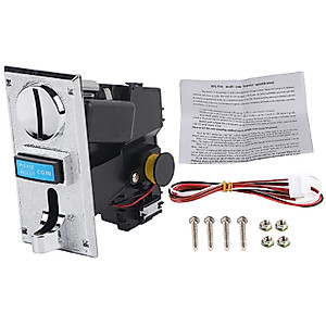 Sluffs Coin Pusher Machine, Coin Operated Washer and Dryer,Multi Coin Acceptor Selector Slot for Arcade Game Mechanism Vending Machine