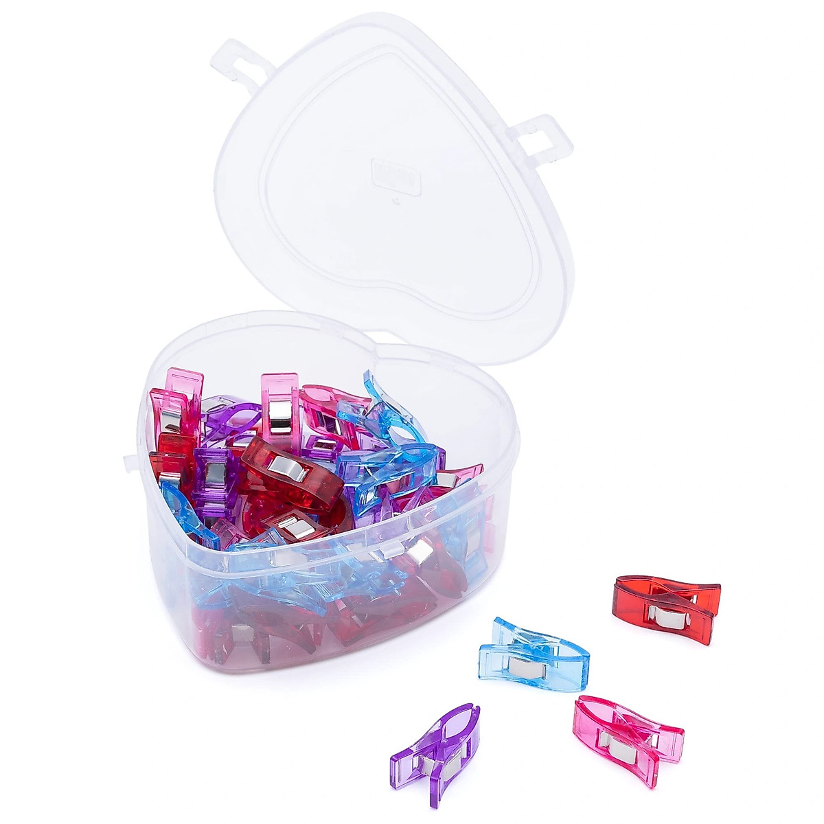 Prym Box, Multicolor, 40 pc Small Fabric Clips, One Size, Count