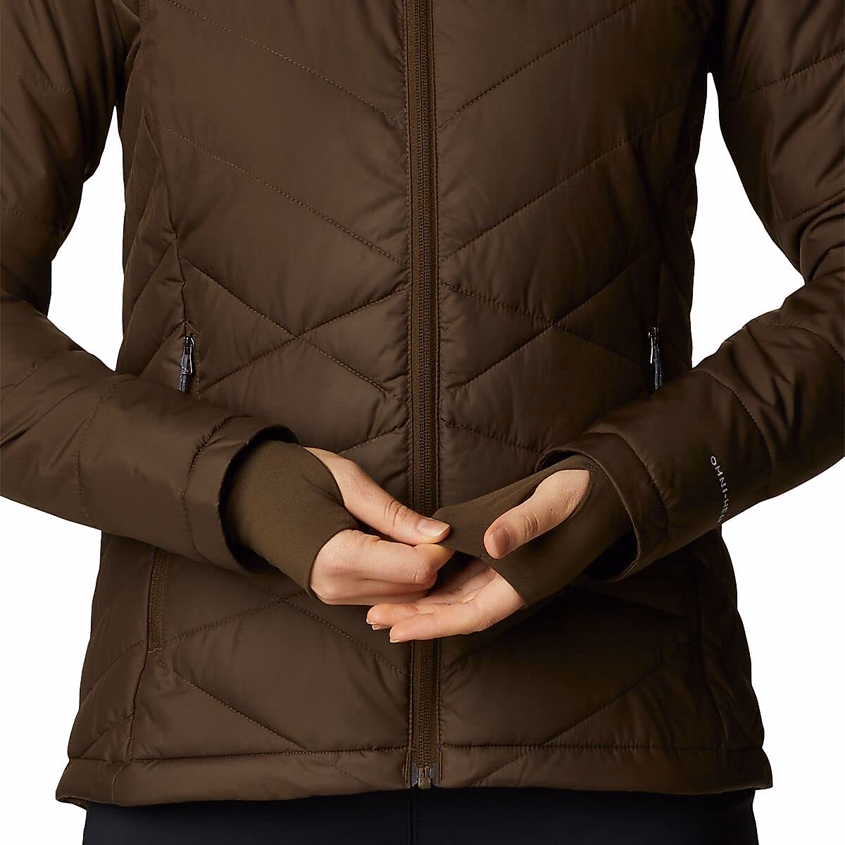 Columbia Heavenly Hooded Jacket Olive Green LG