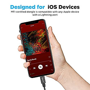 BOYA by-K3 3.5mm TRRS (Female) to Lightning (Male) Audio Adapter