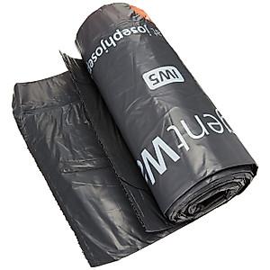 Joseph Joseph Intelligent Waste IW5 Compaction Bin Liners for Titan 5 gallon/20 liter, Black
