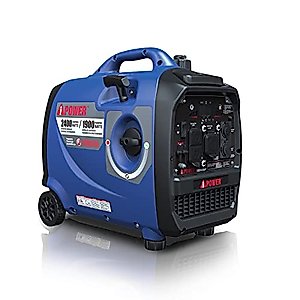 A-iPower Portable Inverter Generator, 2400W Ultra-Quiet Powered By Yamaha Engine RV Ready, EPA & CARB Compliant, Ultra Lightweight For Backup Home Use, Tailgating & Camping (SC2400iP)