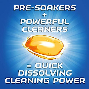 Finish All in 1 Gelpacs Orange, Dishwasher Detergent Tablets 84 count (packaging may vary )