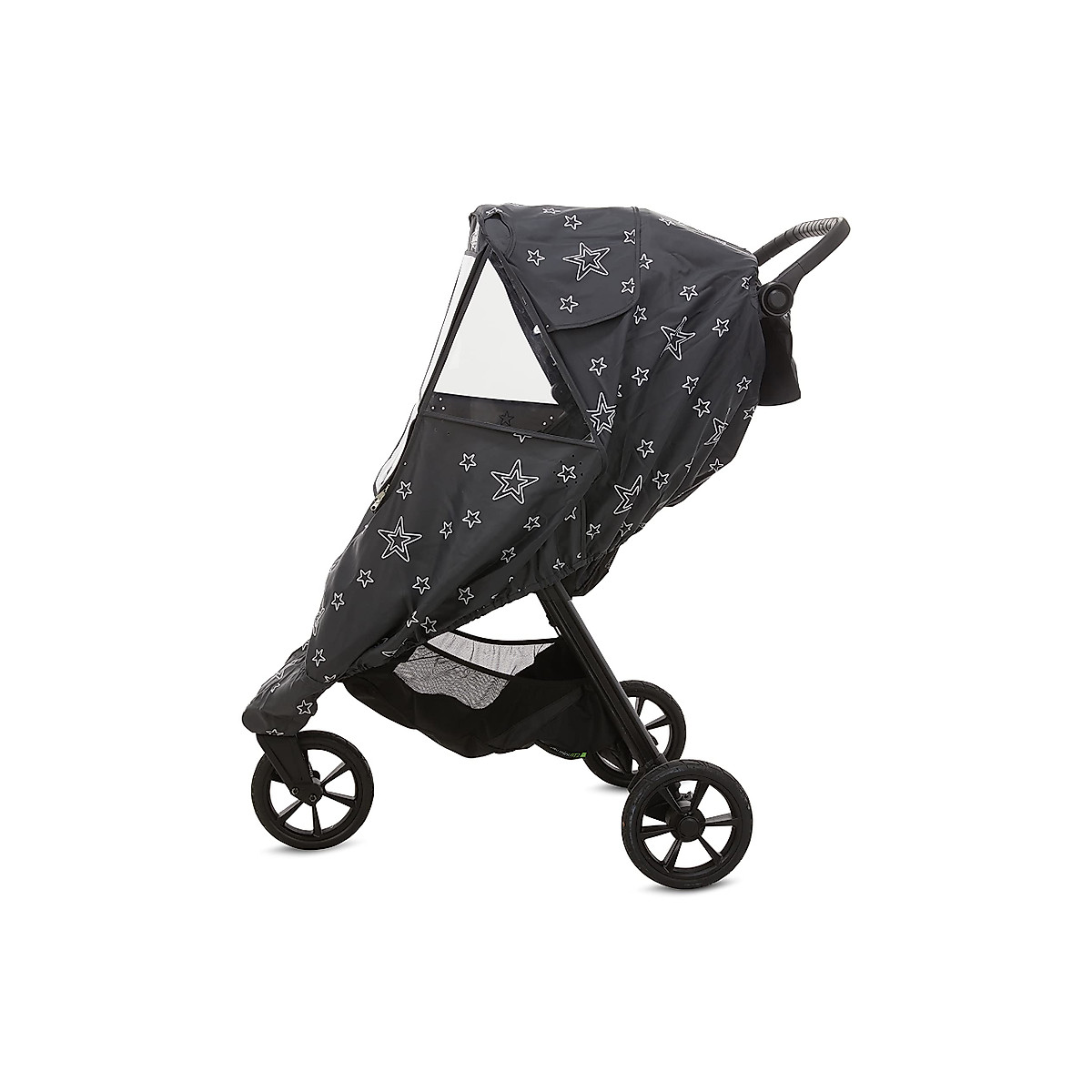 First Essentials Stroller Rain Cover Universal, Baby Travel Weather Shield, Windproof Waterproof, Protect from Dust Snow (Gray)