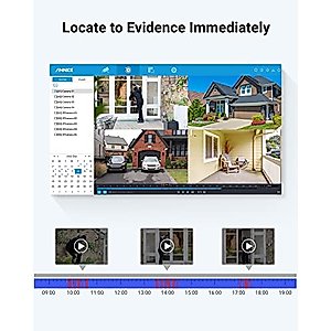 ANNKE 4K 8 Channel AI DVR with Human/Vehicle Detection, 5-in-1 H.265+ Security Digital Video Recorder Works with Alexa, Supports 8CH Analog and 4CH 8MP IP Cameras for Home CCTV System, 1TB Hard Drive