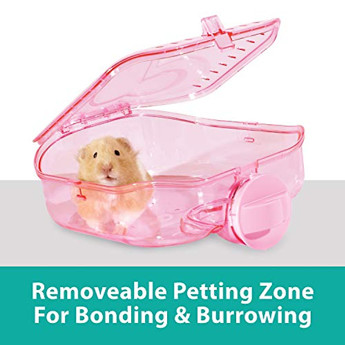 Kaytee CritterTrail Pink Habitat for Pet Mice, Dwarf Hamsters, Hamsters or Gerbils