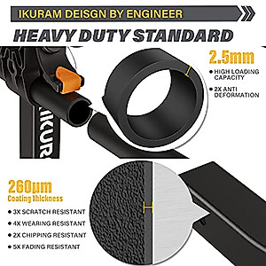 IKURAM R 4 Bike Rack Bicycle Carrier Racks Hitch Mount Double Foldable Rack for Cars, Trucks, SUV's and minivans with a 2" Hitch Receiver