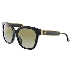 Tory Burch TY7161U Women's Sunglasses Black/Smoke Gradient 56