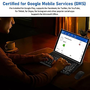 Office Tablet, 10.1in FHD 3 Card Slots Gaming Tablet for Home (#4)