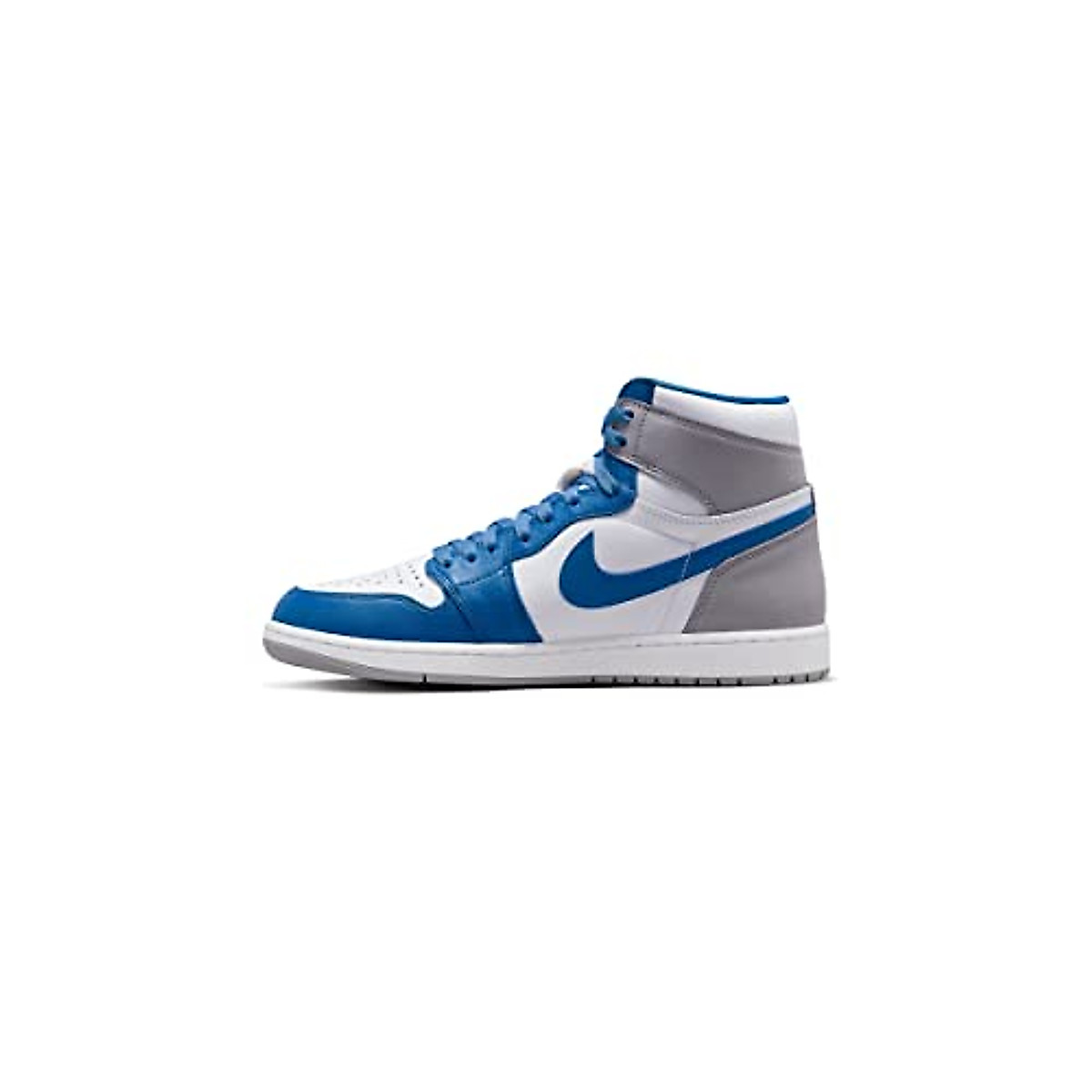 Men's Jordan 1 Retro High OG True Blue/White-Cement Grey (DZ5485 410) - 10