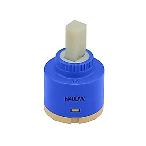 CUPC/NSF/IAPMO Certified N40DW 40mm Faucet Ceramic Disc Cartridge Replacement for SIngle Handle Faucets