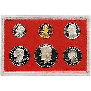 1980 S US Mint 6-piece Proof Set with SBA Dollar OGP Proof … - Seller DCAM