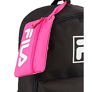 Fila Lucia 2pc Backpack, Black Fuchsia, One Size