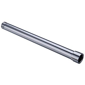 G-Promise 10 Inches Shower Head Extension Arm, Shower Arm Extension, Shower Head Extender, Lower Shower Head, All Solid Brass Construction (Polished Chrome)