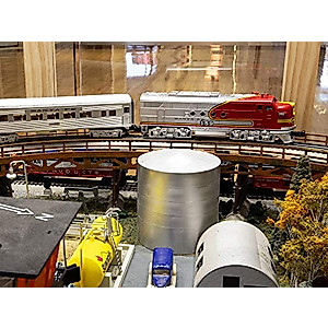 Lionel Santa Fe Super Chief LionChief Set with Bluetooth Capability, Electric O Gauge Model Train Set with Remote