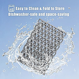 Silicone Kitchen Sink Mats for Bottom of Kitchen Sink,Non-slip Heat Resistant Sink Protectors for Kitchen Sink Mats and Protectors,Silicone Sink Mat Protector for Farmhouse Center Drain(26"x14")