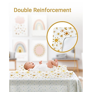 Portable Changing Pad & Changing Pad Cover for Baby Excellent Baby Shower Registry Gifts