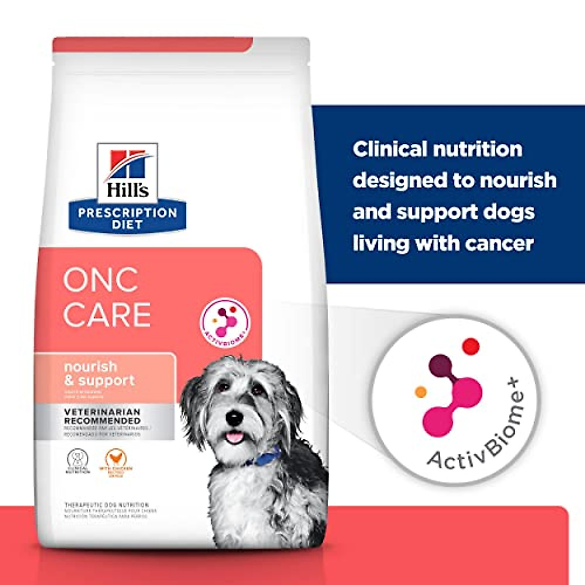 Hill's Prescription Diet ONC Care Chicken, Dry Dog Food, Veterinary Diet, 15 lb. Bag