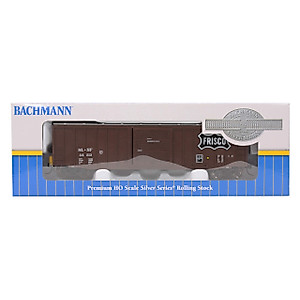 Bachmann Trains - 50' Outside Braced Box Car with Flashing End of Train Device - Frisco # 44213 - HO Scale, 14908