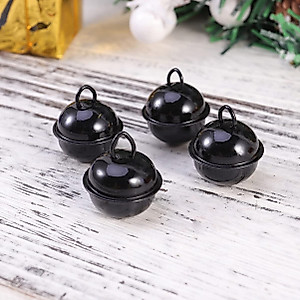 50pcs Metal Jingle Bell Metal Round Mini Bells Jewelry Ornaments for Wind Chimes DIY Party Decoration 22mm