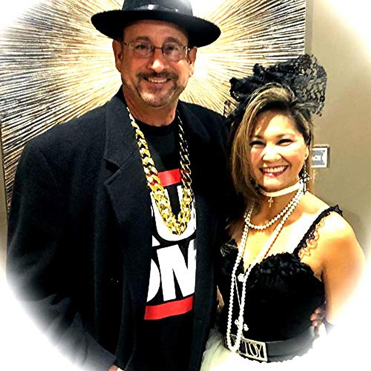 TUOKAY 1920s Pearls Beads Necklace for Women Pearls Strands, Fashion Imitation Faux Pearls Long Necklace Vintage Costume Jewelry Necklace 55 in. Diameter of Pearl 0.32 in. (Ivory)