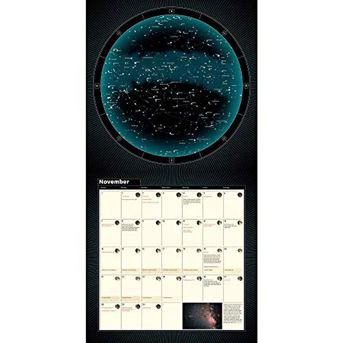 SMALL CHANGES Year Of The Night Sky 2021 Calendar, 1 EA