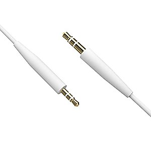 Saipomor SoundTrue Replacement Cords for Bose On-Ear 2 OE2 OE2i QC25 QC35II QC35 QC45 NC700 Soundlink SoundlinkII Headphones (White)
