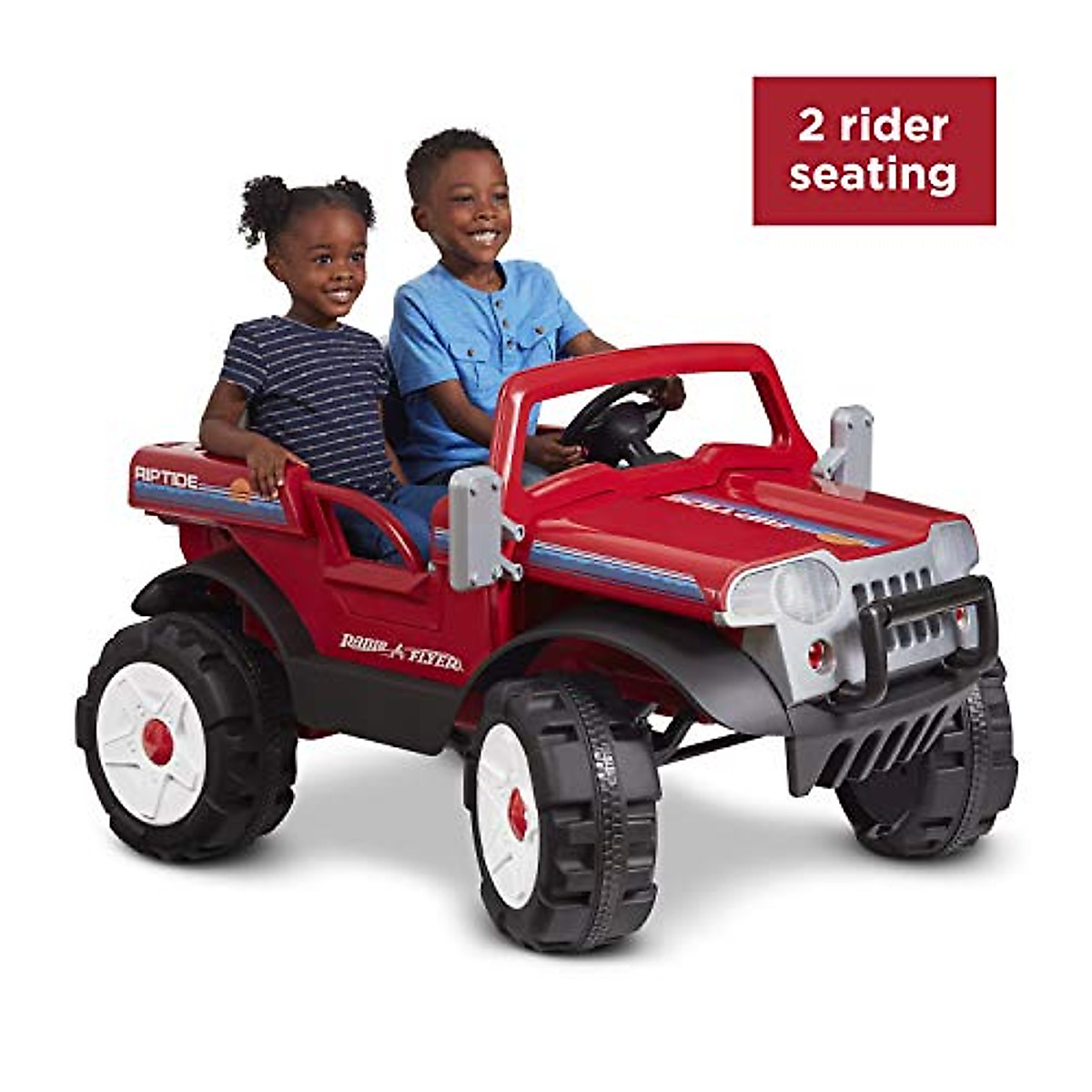 Radio Flyer Riptide Car | Outdoor Power Ride On Toy | Ages 3+ (Amazon Exclusive) Red