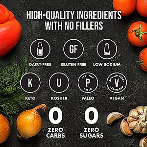 Flavor God Pizza Seasoning Mix Low Sodium, Kosher, Gluten & Dairy Free, Vegan Keto-Friendly Natural Healthy Spice Blend For Grilling Chicken Beef Seafood Vegetables, Salad, Tacos, Ravioli, Dips, Pasta