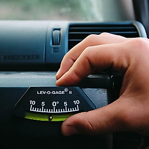 Sun Company 306-R Lev-o-gage II Inclinometer and Tilt Gauge - Pack of 2 Levels | Leveling Gauges for RV, Camper, or Trailer