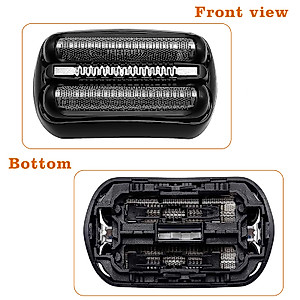Braun Series 3 Replacement Head, Braun Shaver Head Shaver Braun Series 3 Replacement Foil and Cutter - Braun Shavers for Men (21B)