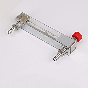 Fincos 0.1-1L/min 1-10L/min 6-60ml/min 10-100ml/min 30-300ml/min 60-600ml/min Panel Gas Air Flowmeter Rotameter with Control Valves - (Specification: 0.1-1L Per min)